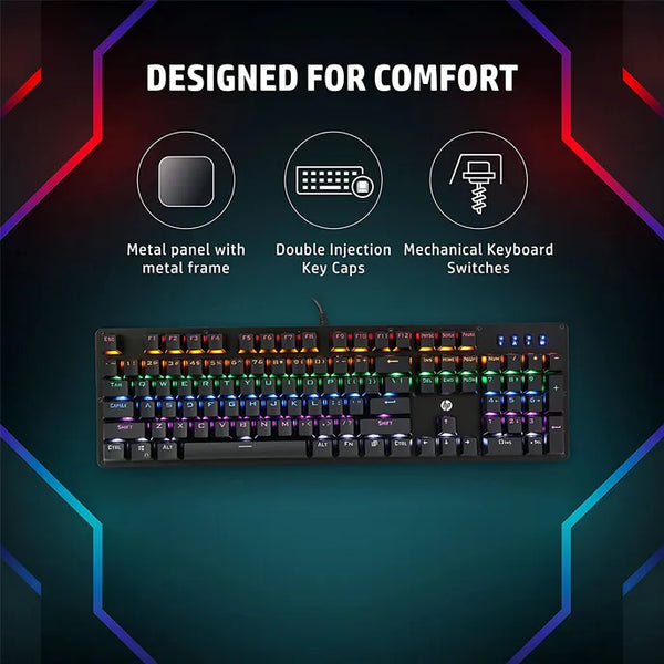 HP GK100F Mechanical Gaming Keyboard - ZARODEK